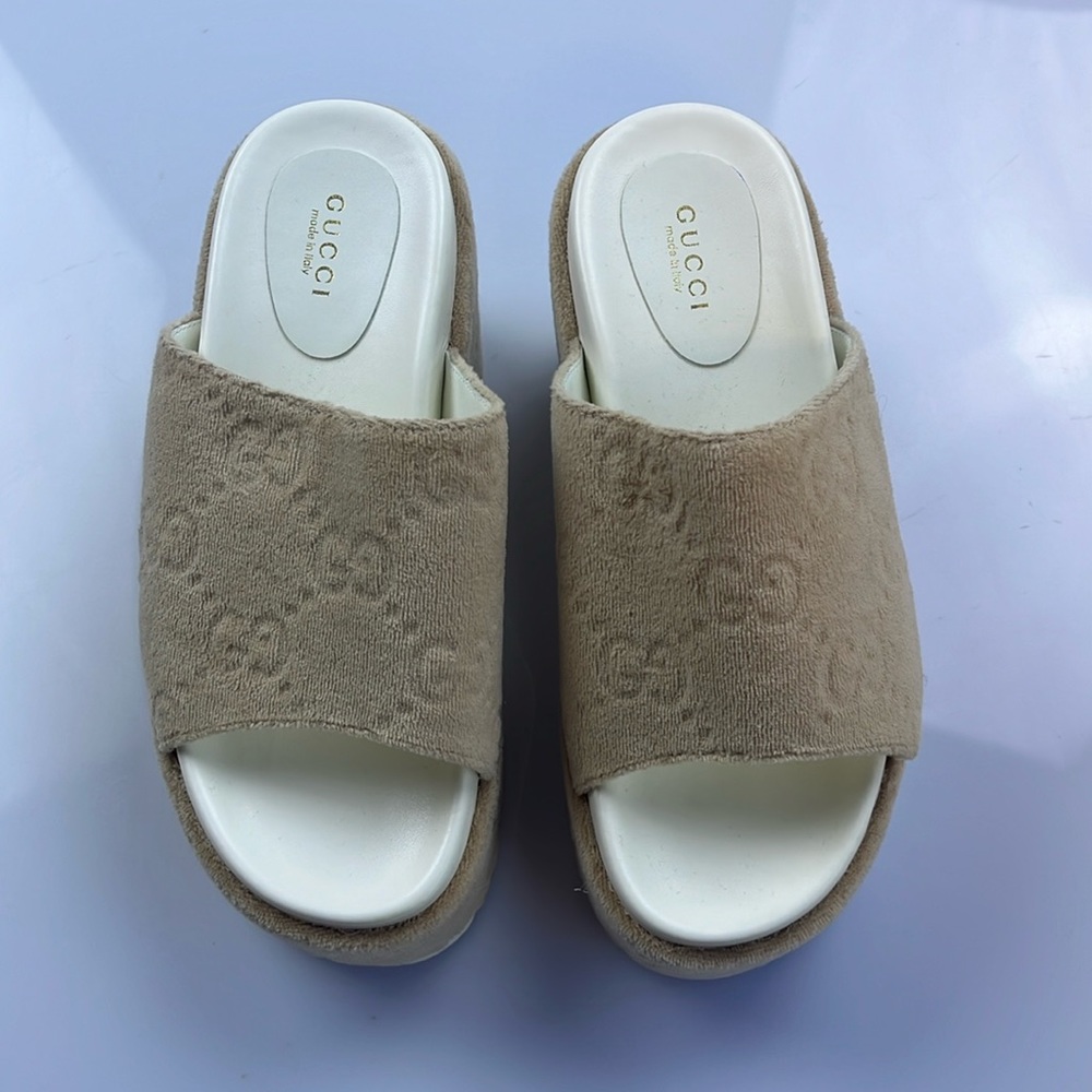 Gucci Platform Slides S118-12 - Gem